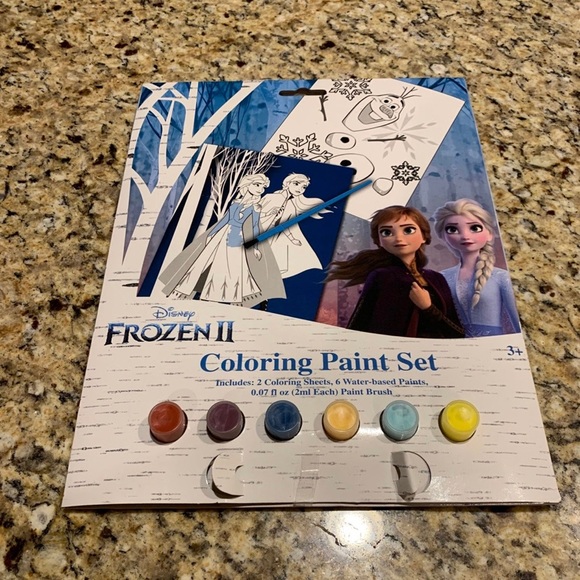 Disney | Office | Disney Frozen Coloring Paint Set | Poshmark